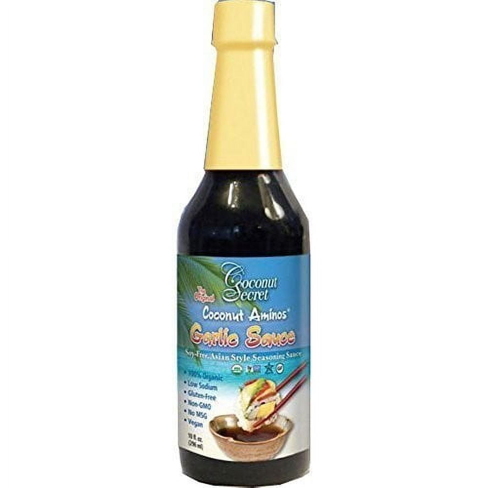 Coconut Secret Low Sugar Coconut Aminos Garlic Sauce, 10 Fl Oz ...