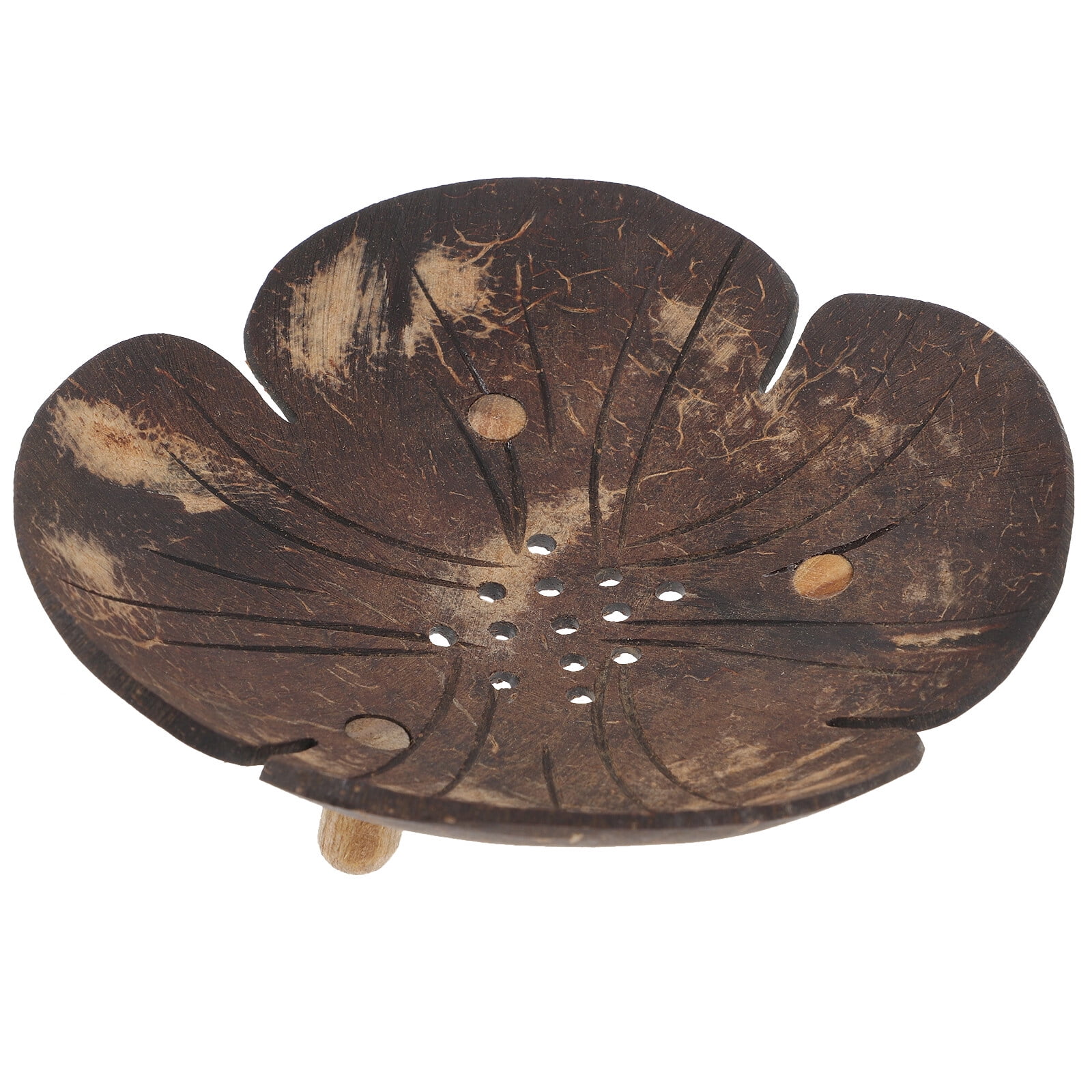 HOMEMAXS 1Pack Coconut Shell Petal Style Soap Dish for Home Use ...
