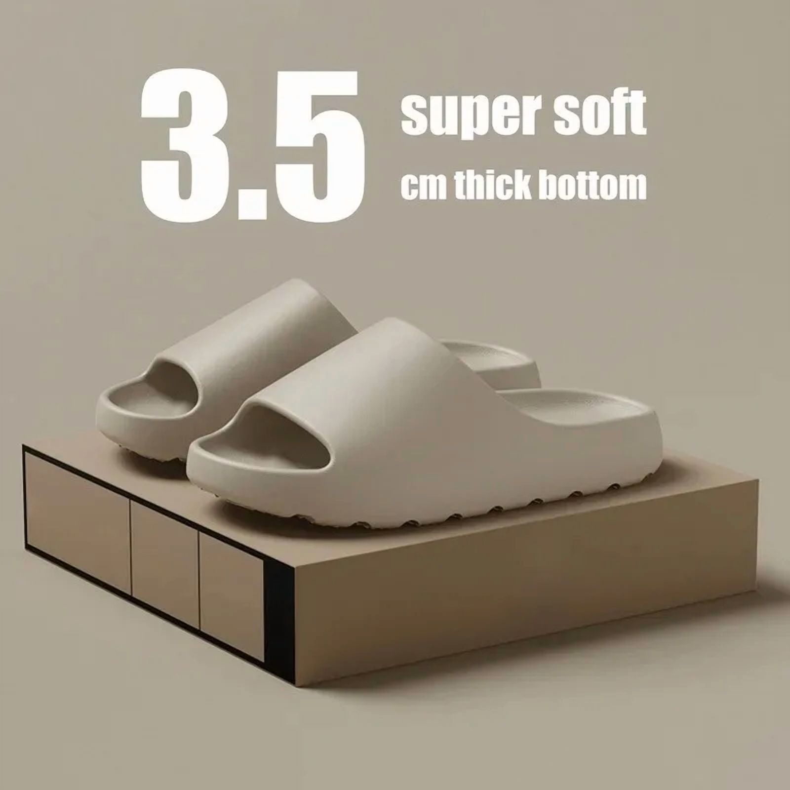 Coconut Slippers Cloud Thick-soled Sandals Summer Fashion Soft Bottom ...