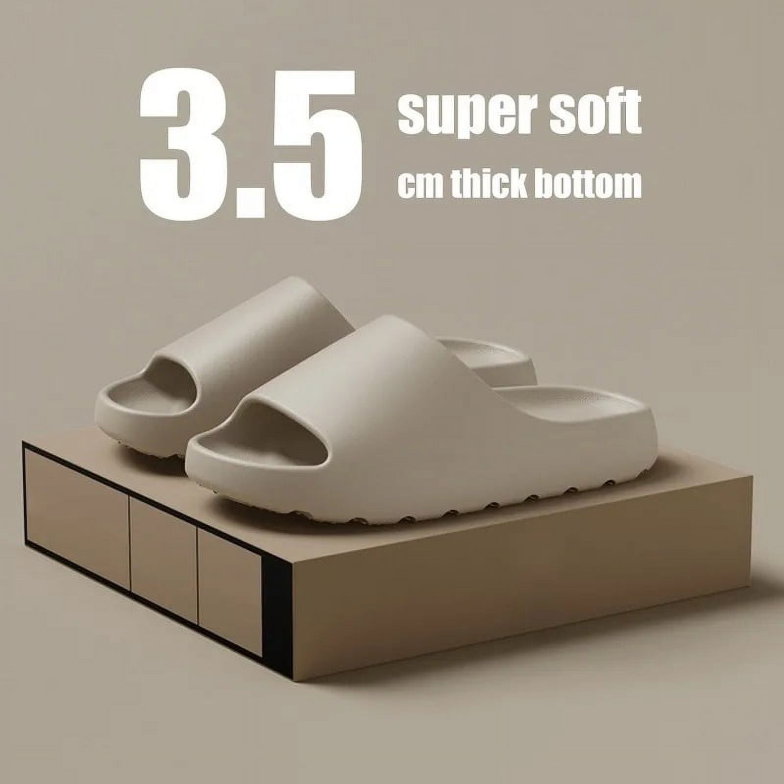 Coconut Slippers Cloud Thick-soled Sandals Summer Fashion Soft Bottom ...