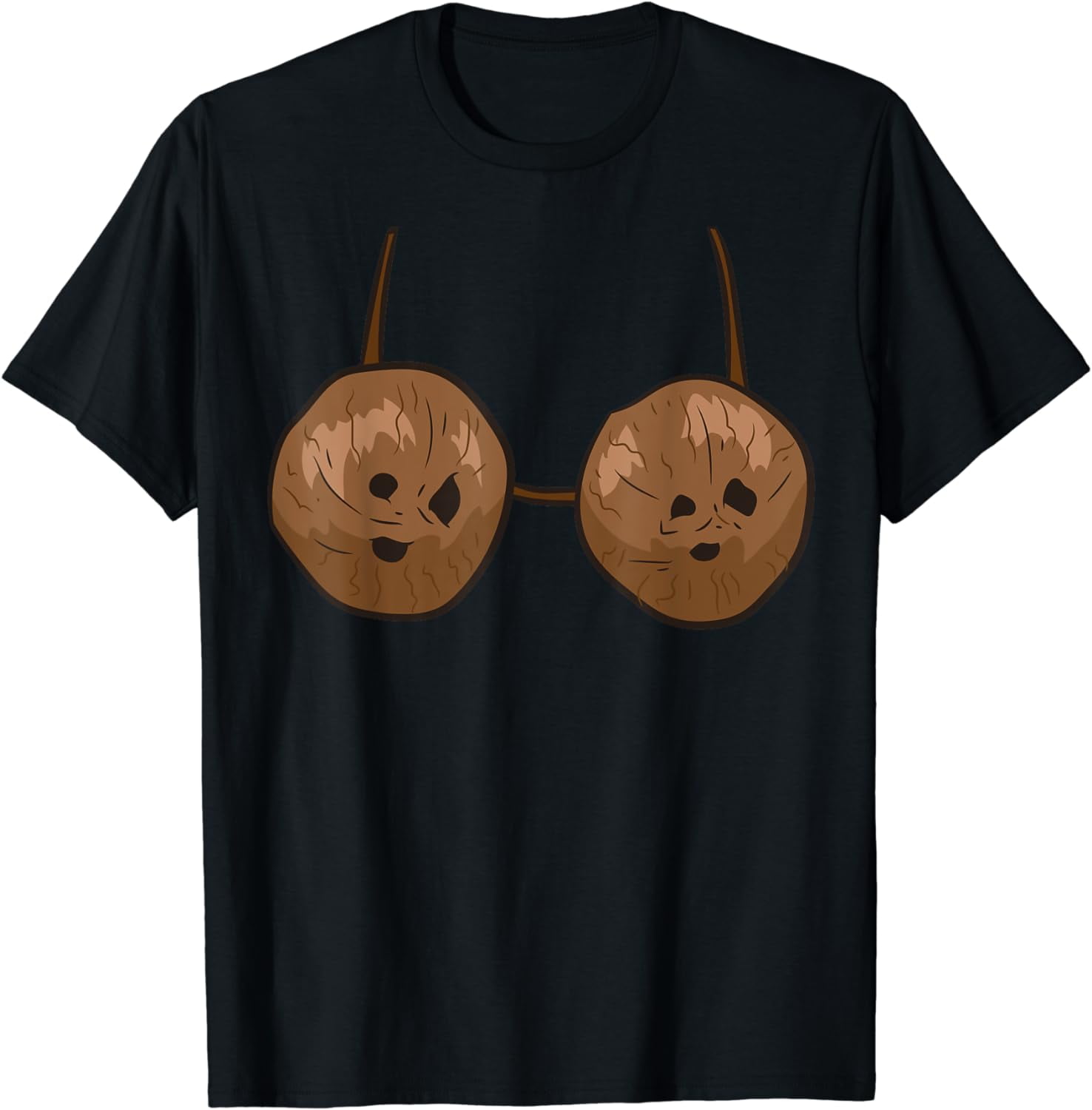 Coconut Summer Coconuts Bra Funny Coconut T-Shirt - Walmart.com