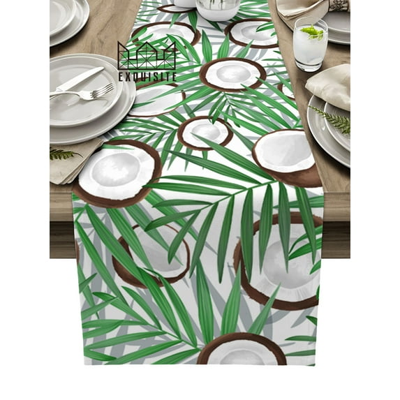 Coconut Texture Leaves Summer Coffee Table r Home r Farmhouse Rustic r ...