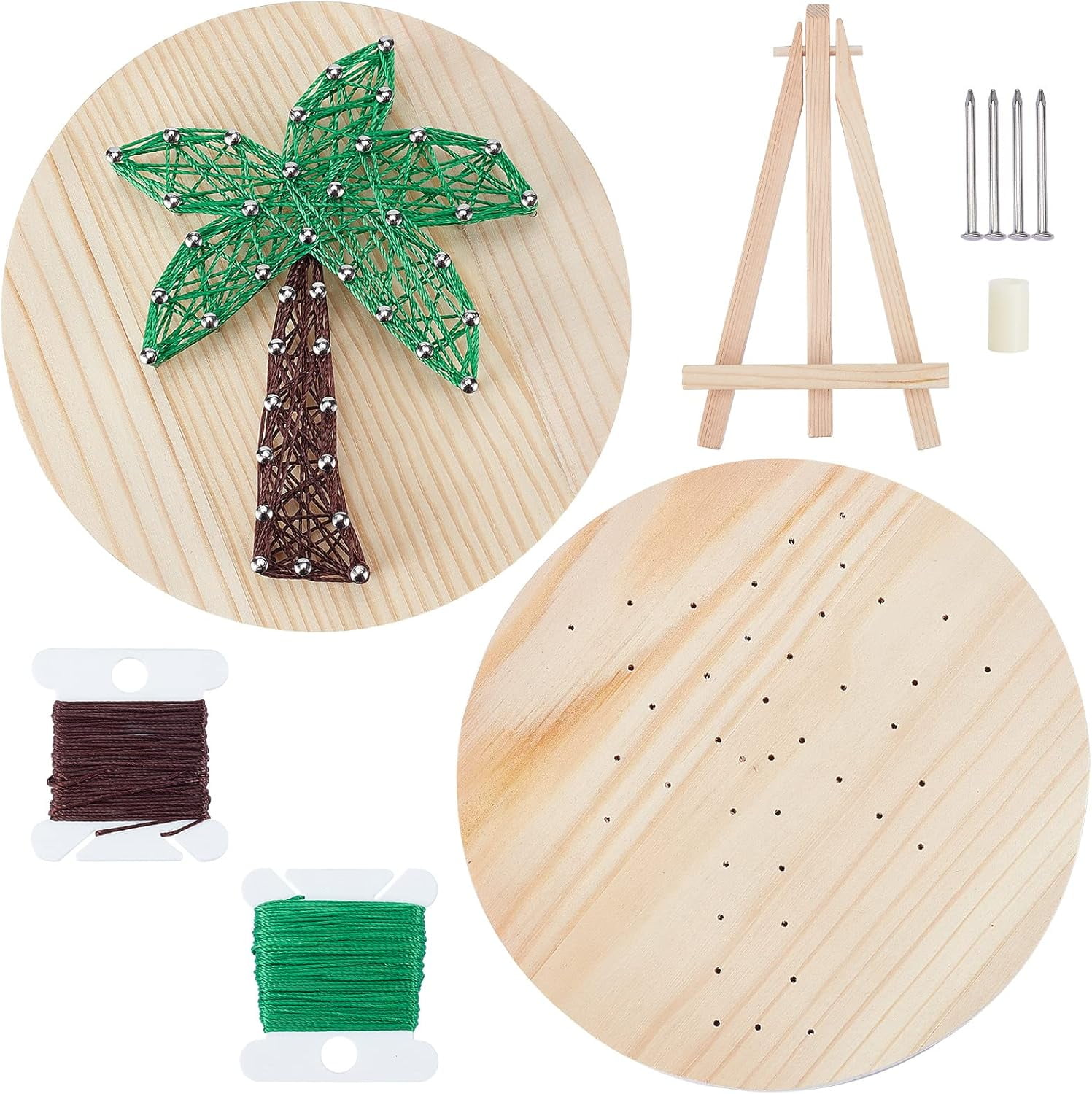 Coconut Tree DIY String Art Kit Beginners String Art Nail String Art ...