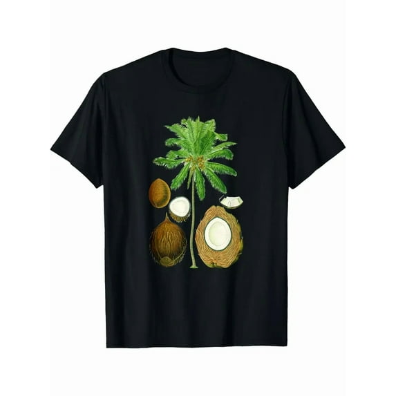 Coconut Tree Diagram T-Shirt T-Shirt for - Perfect Gift for Men ...