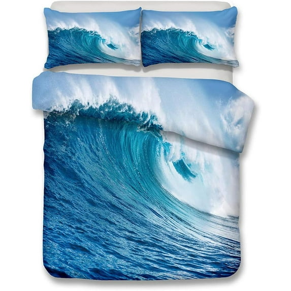 Coconut Tree Duvet Cover Sets 3Pcs Golden Sunset Sea Island Coconut ...