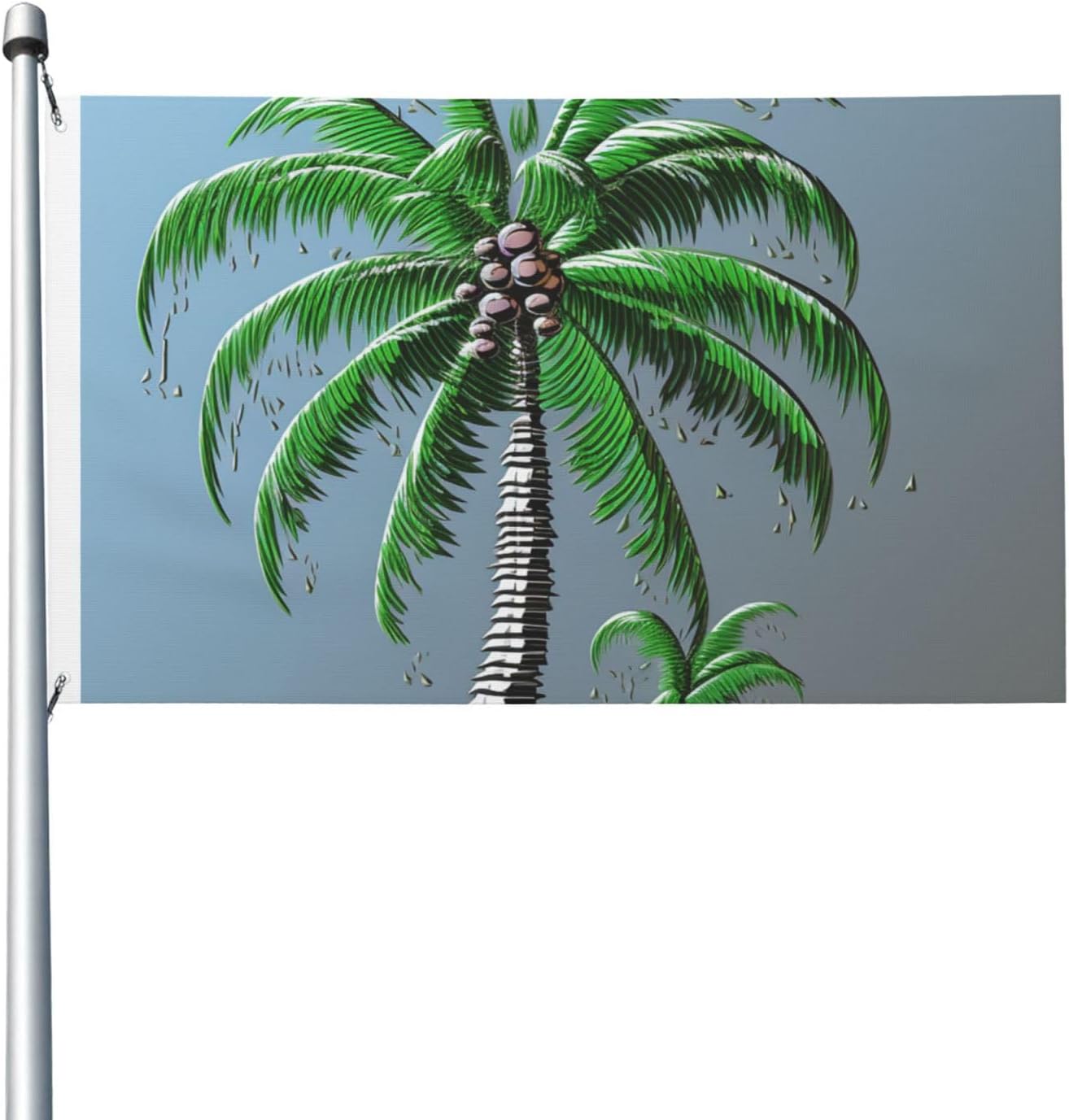 Coconut Tree Flag 4.85x8 ft Garden Flag Welcome Spring Summer Garden ...