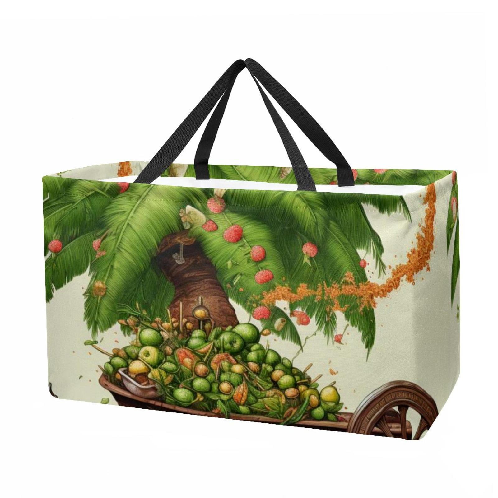 Coconut Tree Large Oxford Cloth Laundry Organizer Cube Organizer Easter ...