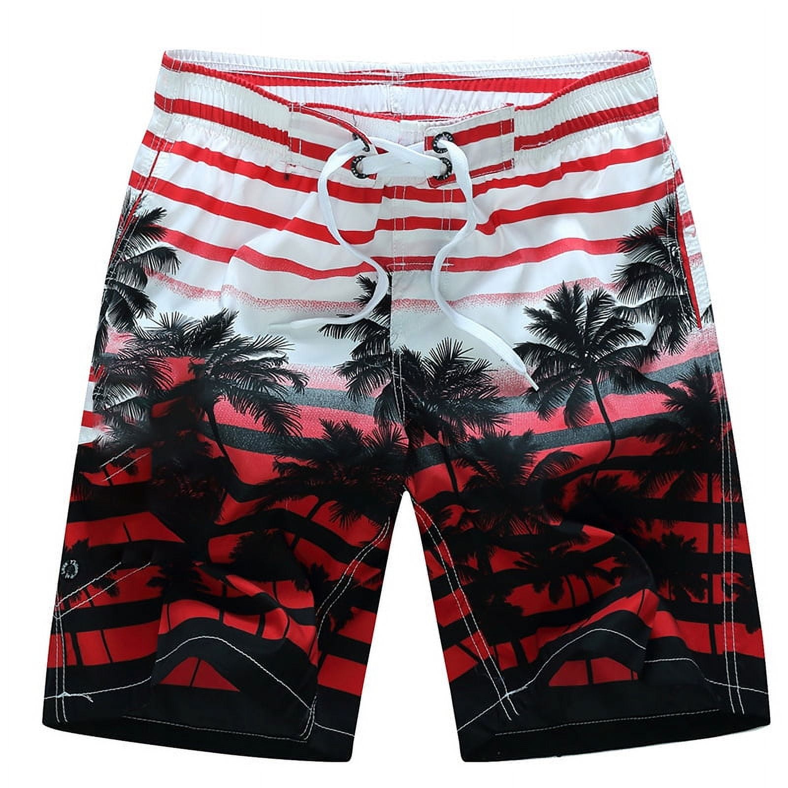Coconut Tree Mens Swimwear Beach Shorts Surf Board Shorts Sportwear ...