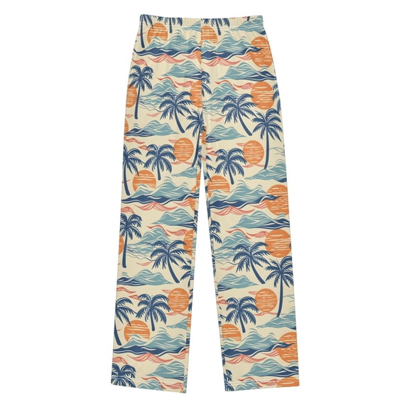 Coconut Tree Pajama Pants Soft and Lightweight Elastic Waistband Pajama ...