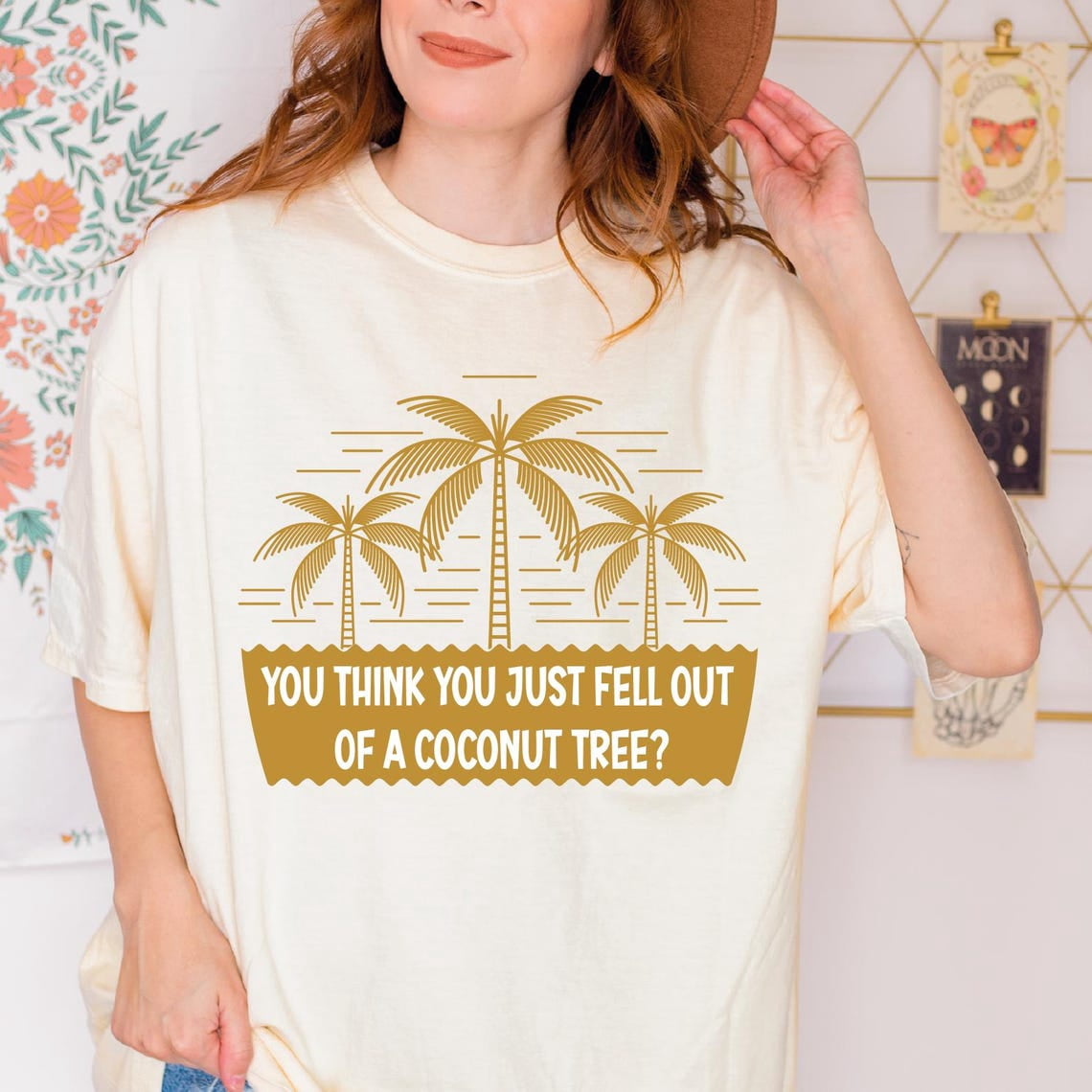 Coconut Tree Quote Shirt, Funny Island Shirt, Tropical Sarcasm Tee ...