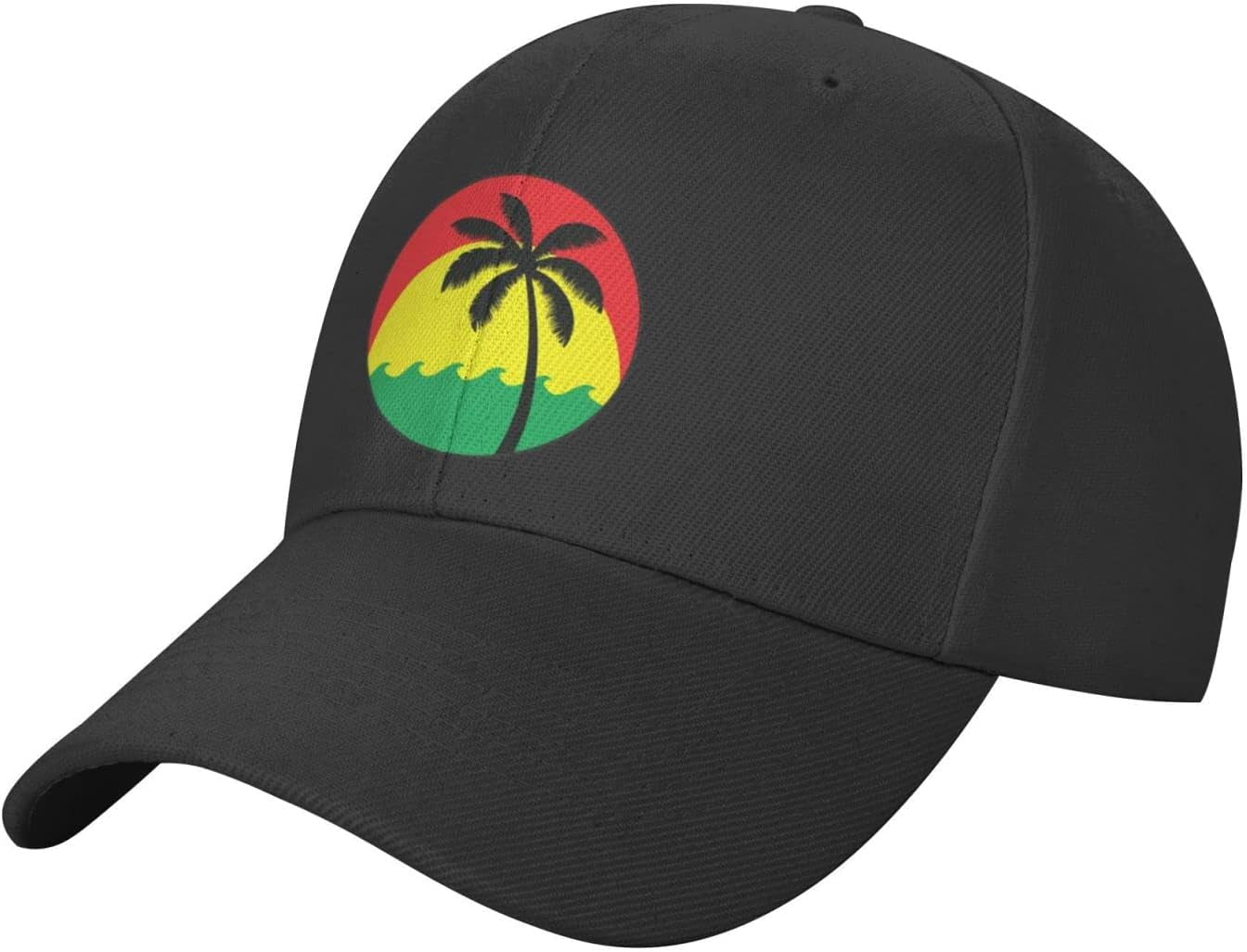 Coconut Tree Reggae Color Jamaican Hat Outdoor Cap Baseball Cap ...