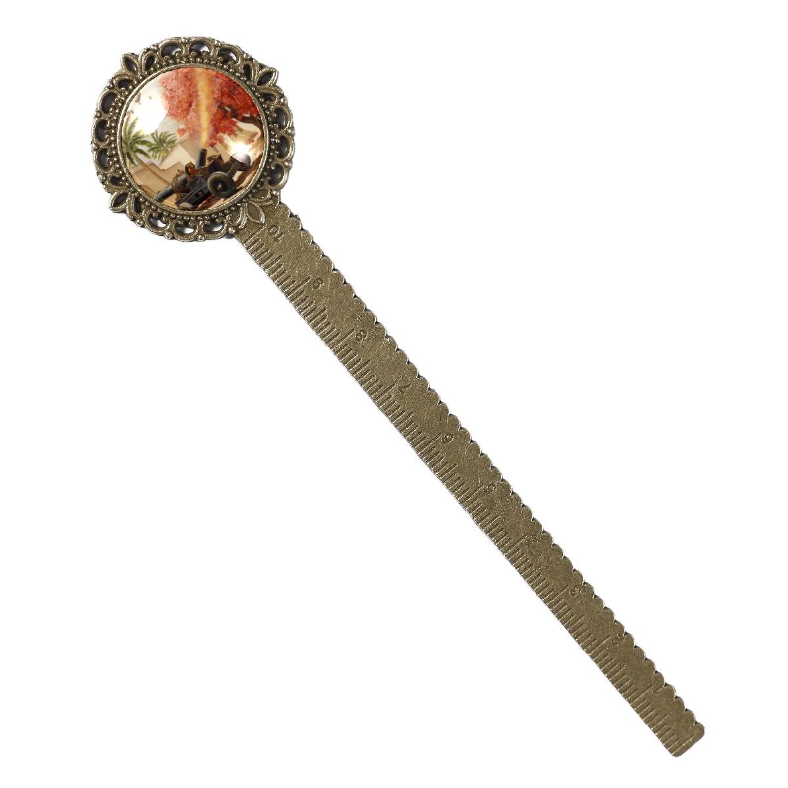 Coconut Tree & Stupid Cannon Antique Bronze Lace Bookmark: Reading ...