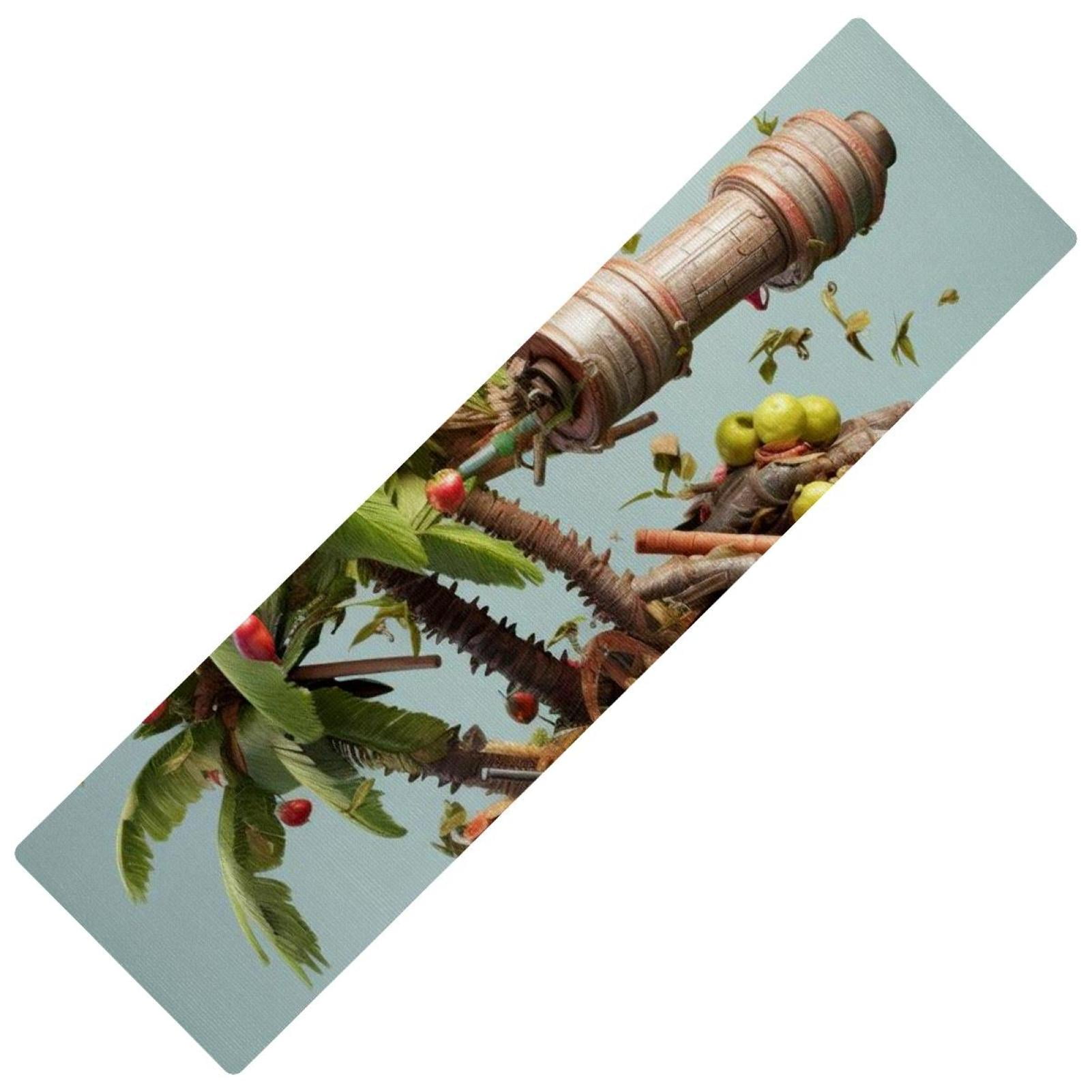 Coconut Tree & Stupid Cannon Rubber Mats Runner Rugs Kitchen Rug ...