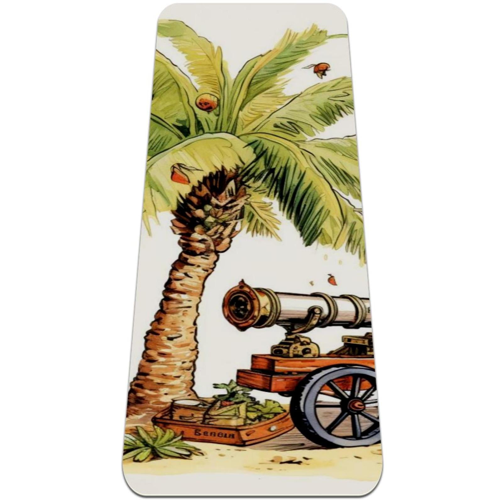 Coconut Tree & Stupid Cannon TPE Exercise Mats for Yoga Pilates ...
