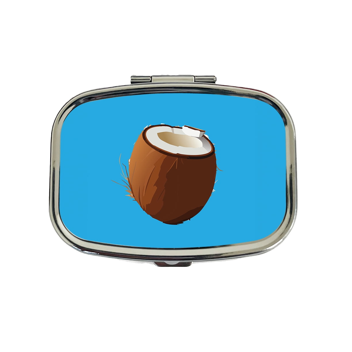 Coconut Tropical Fruit Small Travel Handbag Pill Box Case - Walmart.com