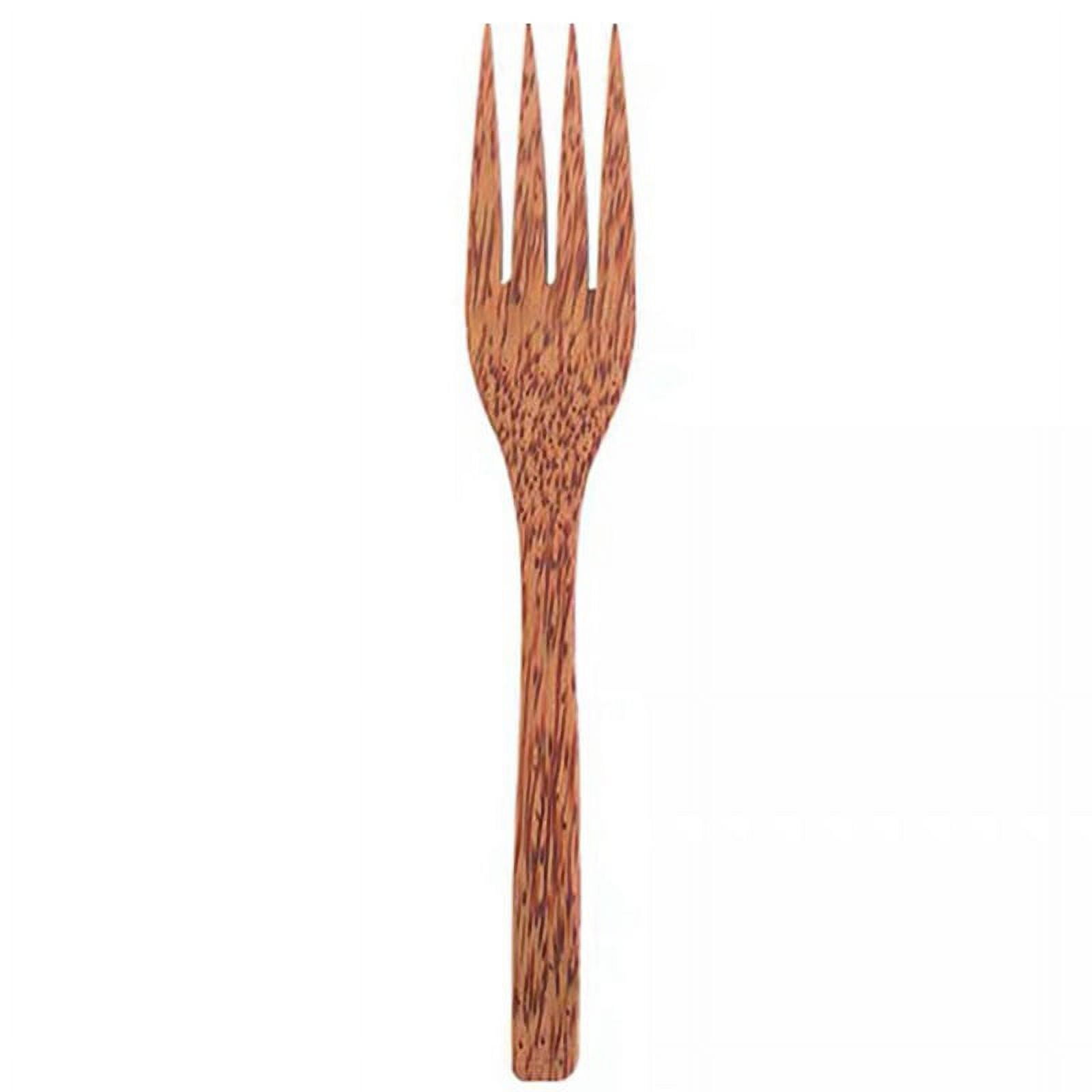 Coconut Wooden Fork Wood Dinner Fork Tableware Dinnerware Long Handle ...