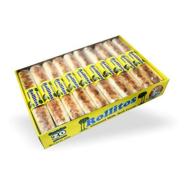 Coconut rolls rollos de coco mexican candy 20 ct - Walmart.com
