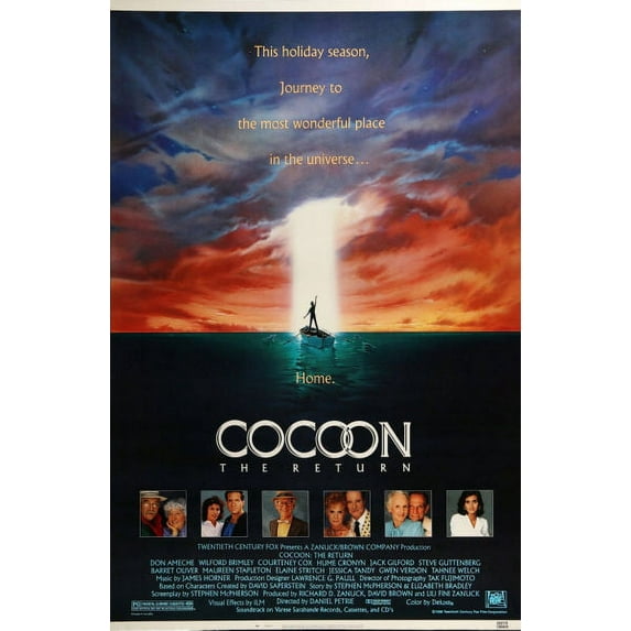 Cocoon The Return Movie Poster 12in x 16in Metal Print 12x16 Multi ...