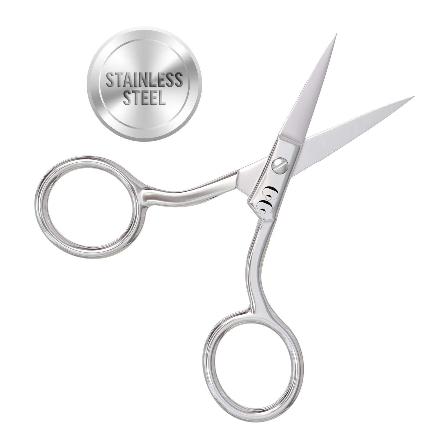 Cocos Closet Small Scissors for Grooming - Stainless Steel Straight Tip ...
