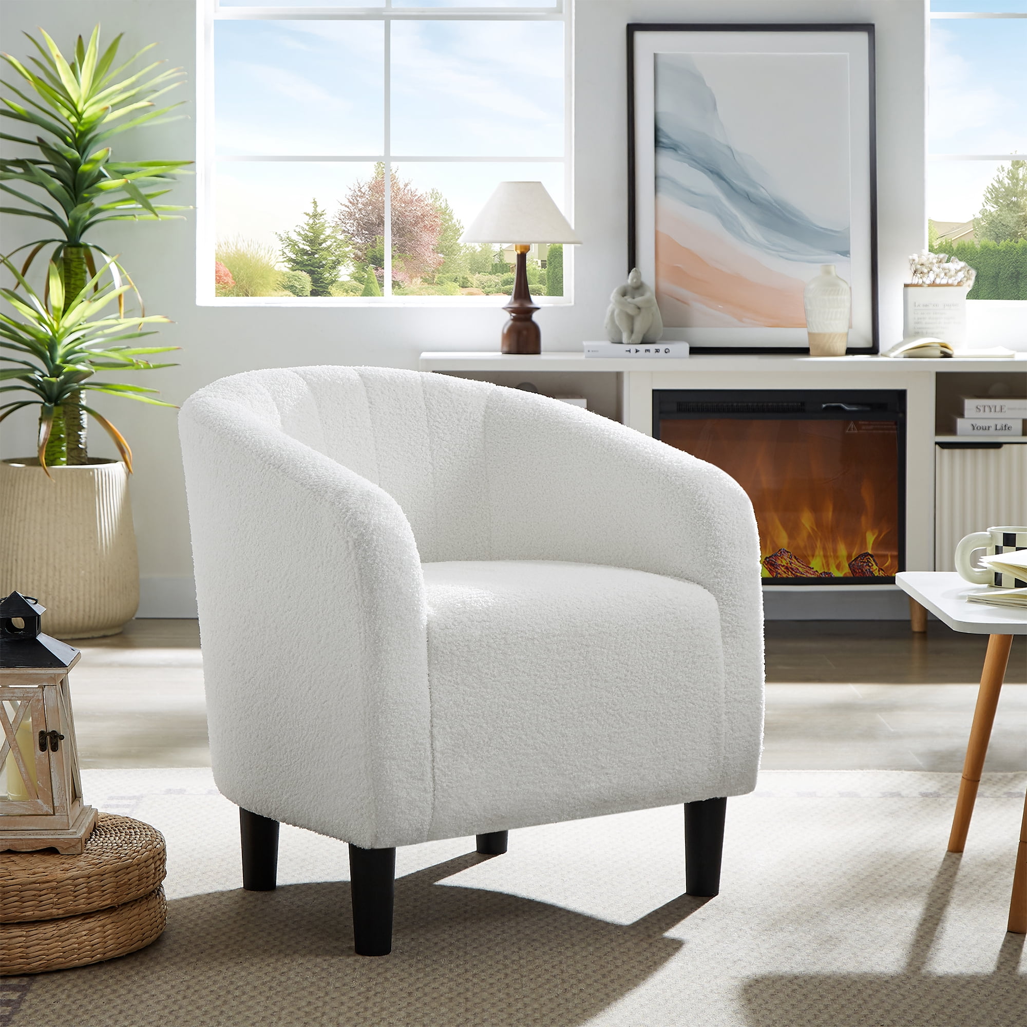 Cocosity bucket chair, elegant and comfortable furry lambskin ...