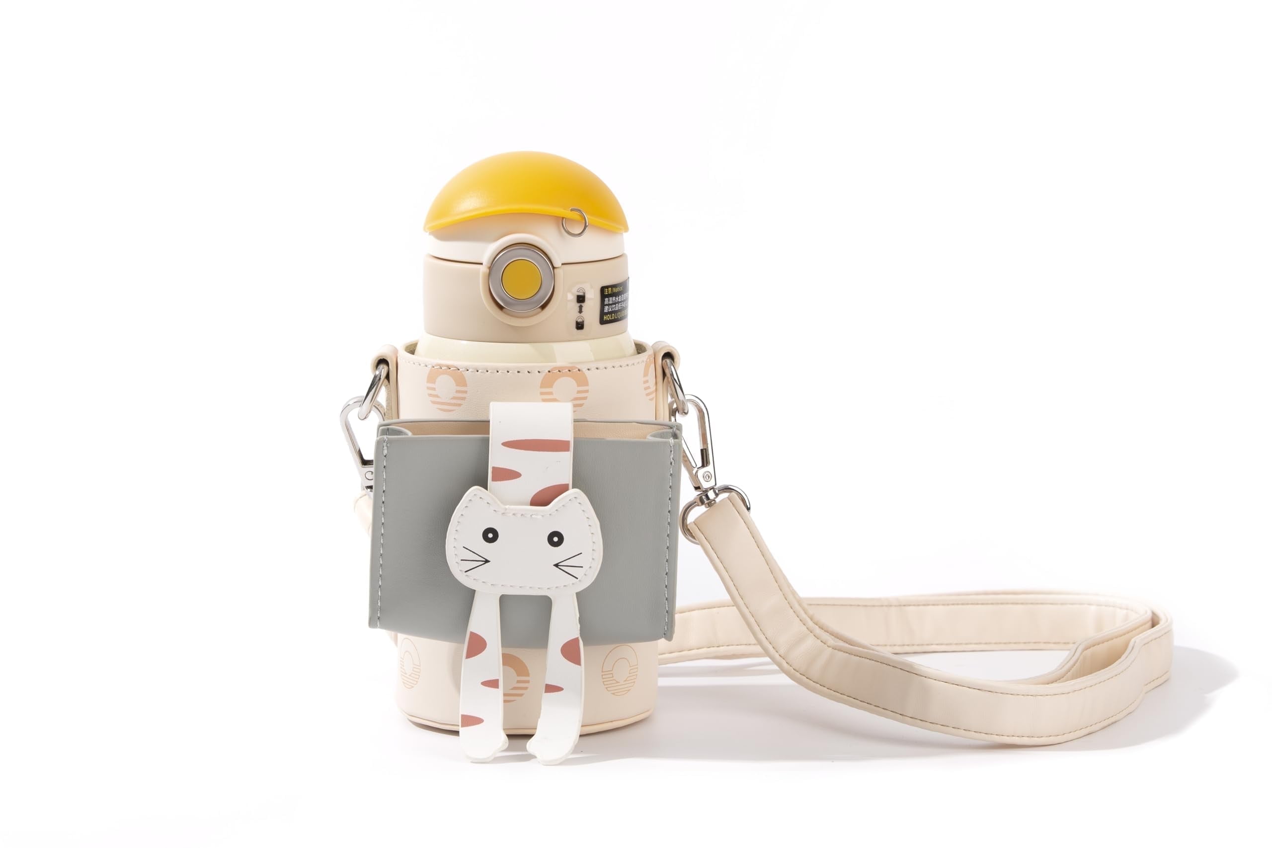 Cocosmile Lying Cat Direct Drinking Thermoses kids Cup with Sleeve ...