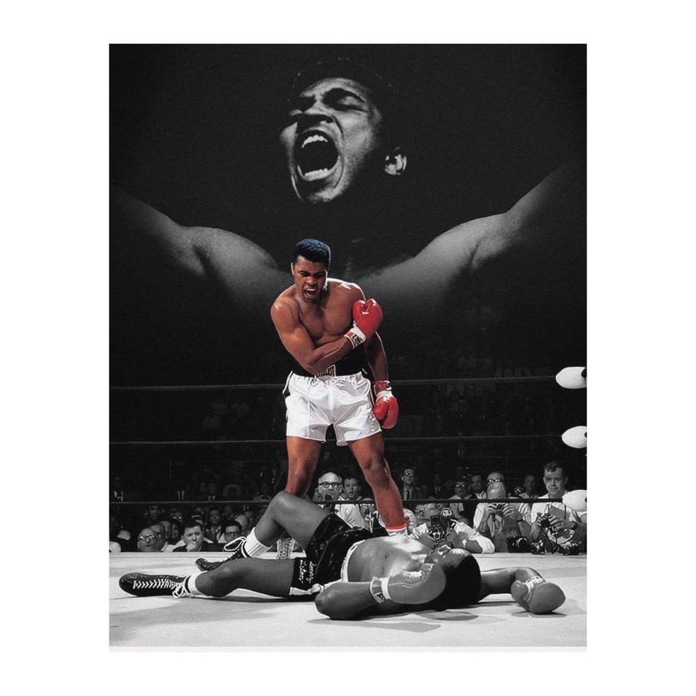 Cocosmile Malcolm X & Muhammad Ali Poster - Boxing Art Print ...