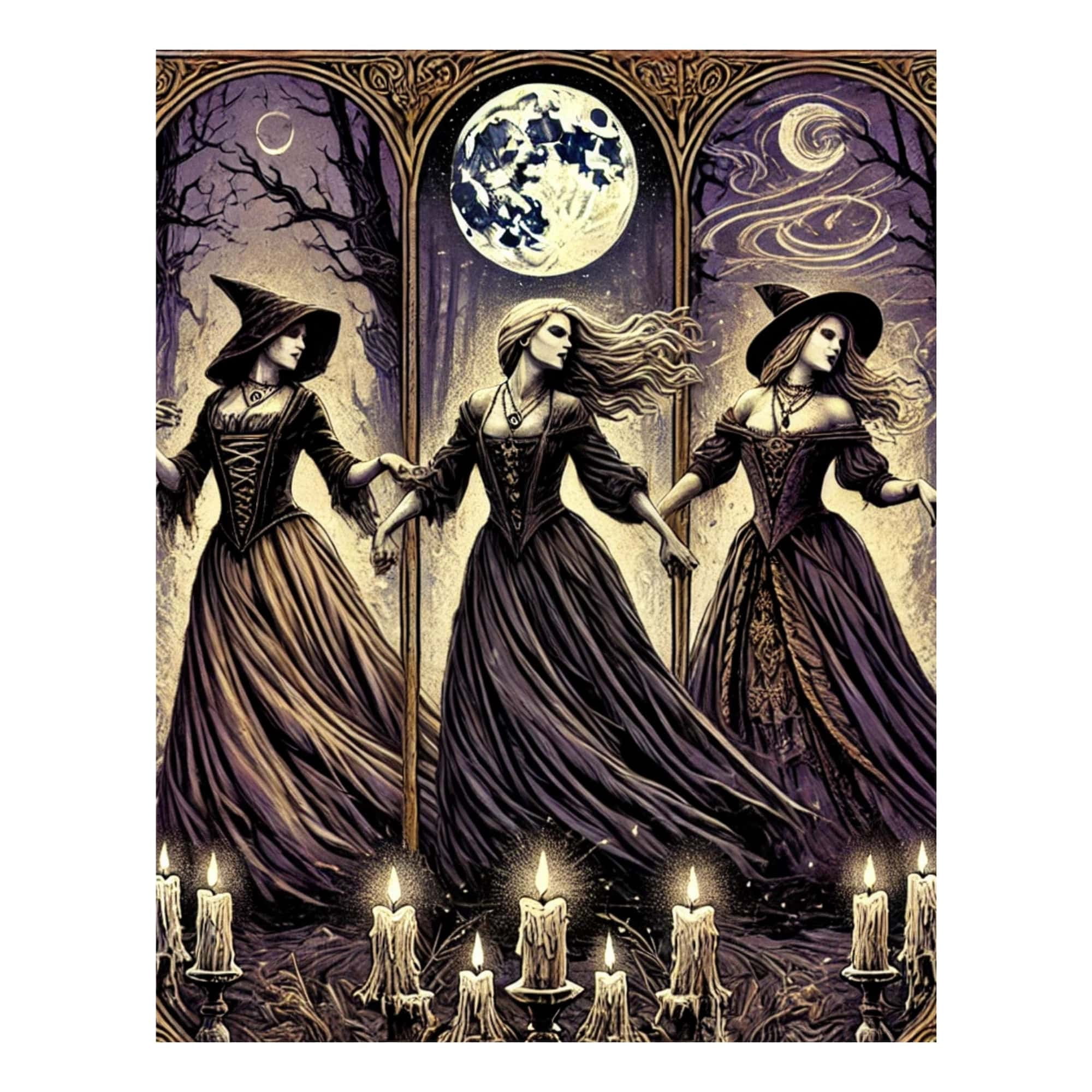 Cocosmile Vintage Helen Moller Poster - Gothic Decor for Bedroom or ...