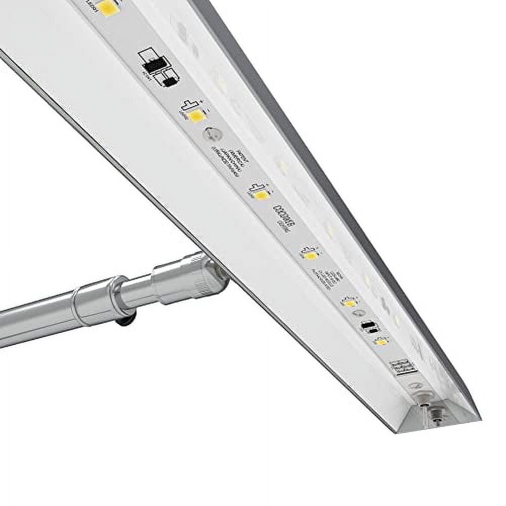 Cocoweb 10" Classic LED Gallery Light in Chrome with Plug-in Adapter ...