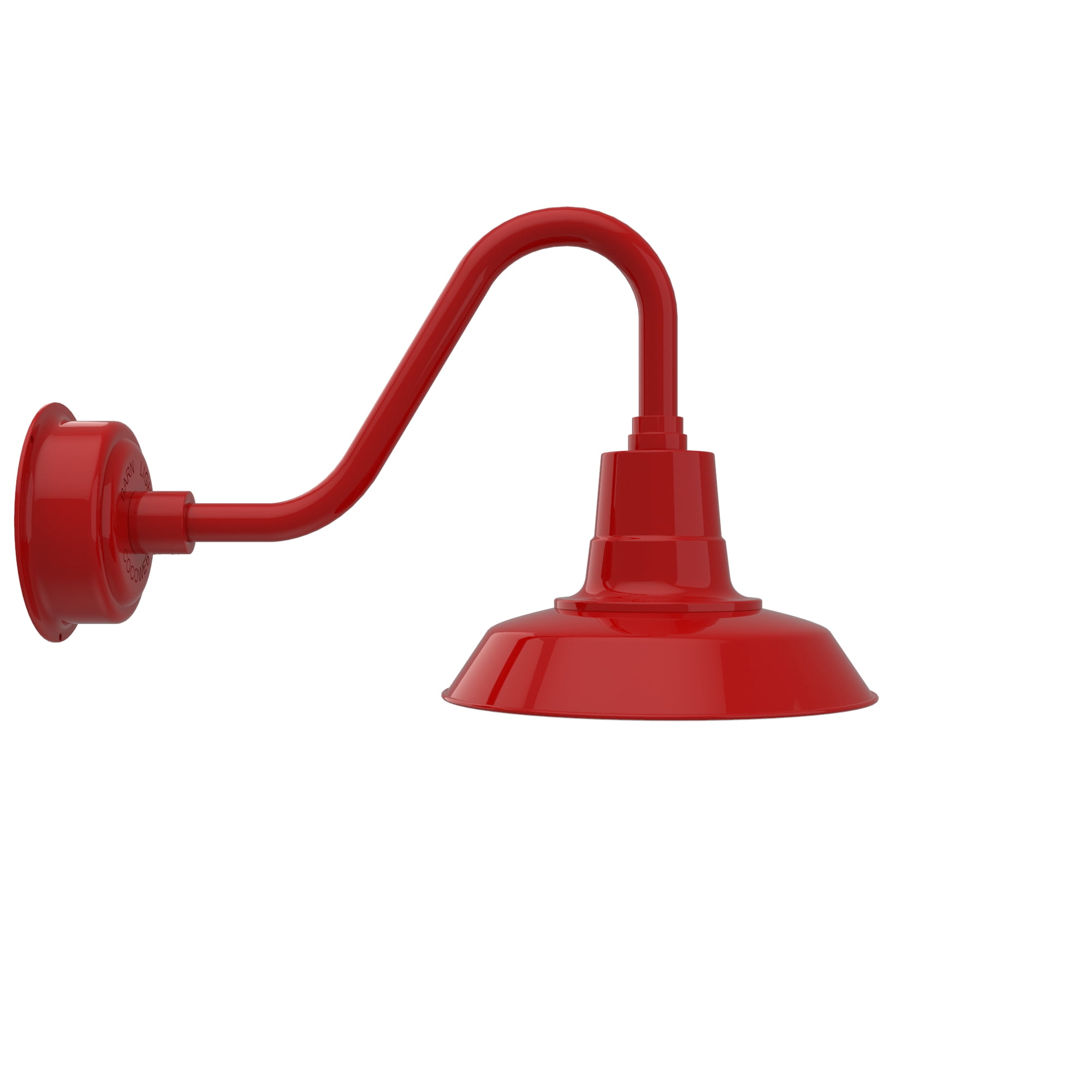 Cocoweb 12" Vintage LED Barn Light in Red with Vintage Arm - Walmart.com