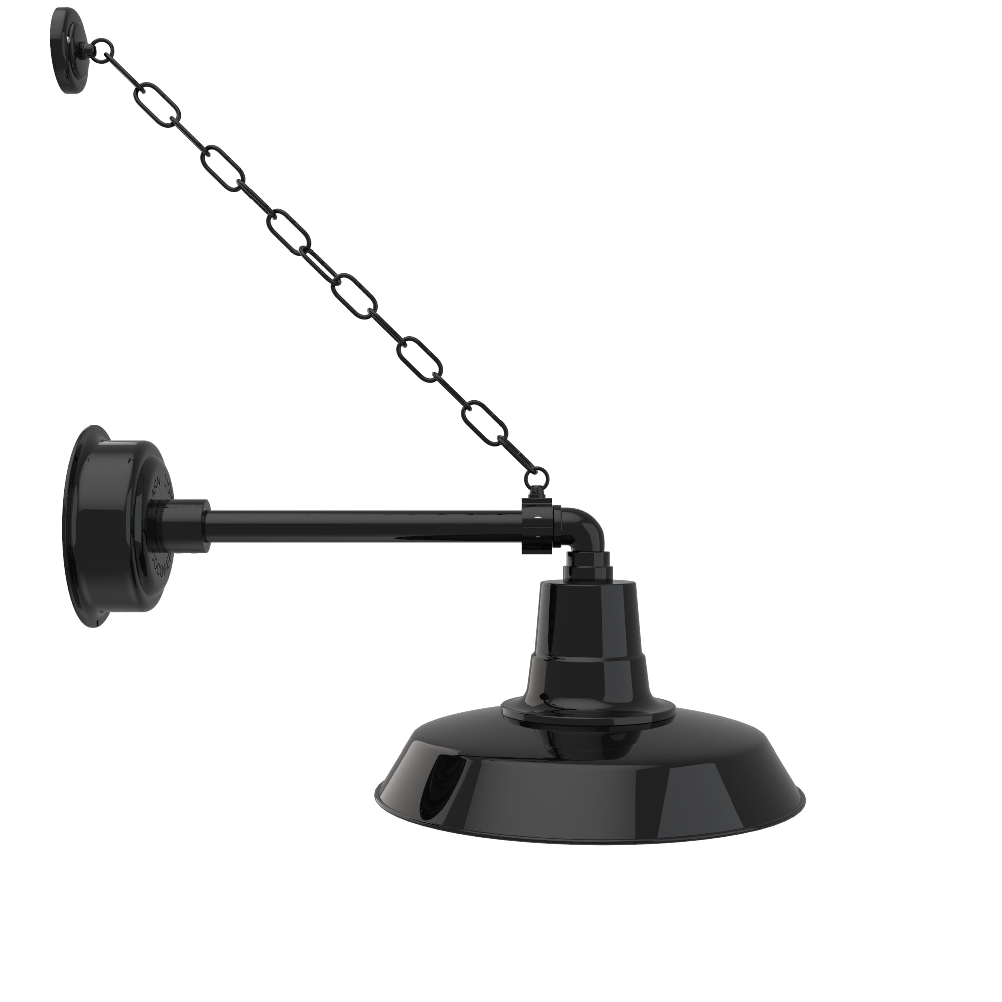 Cocoweb 14" Vintage LED Gooseneck Light in Black with Metropolitan Arm ...
