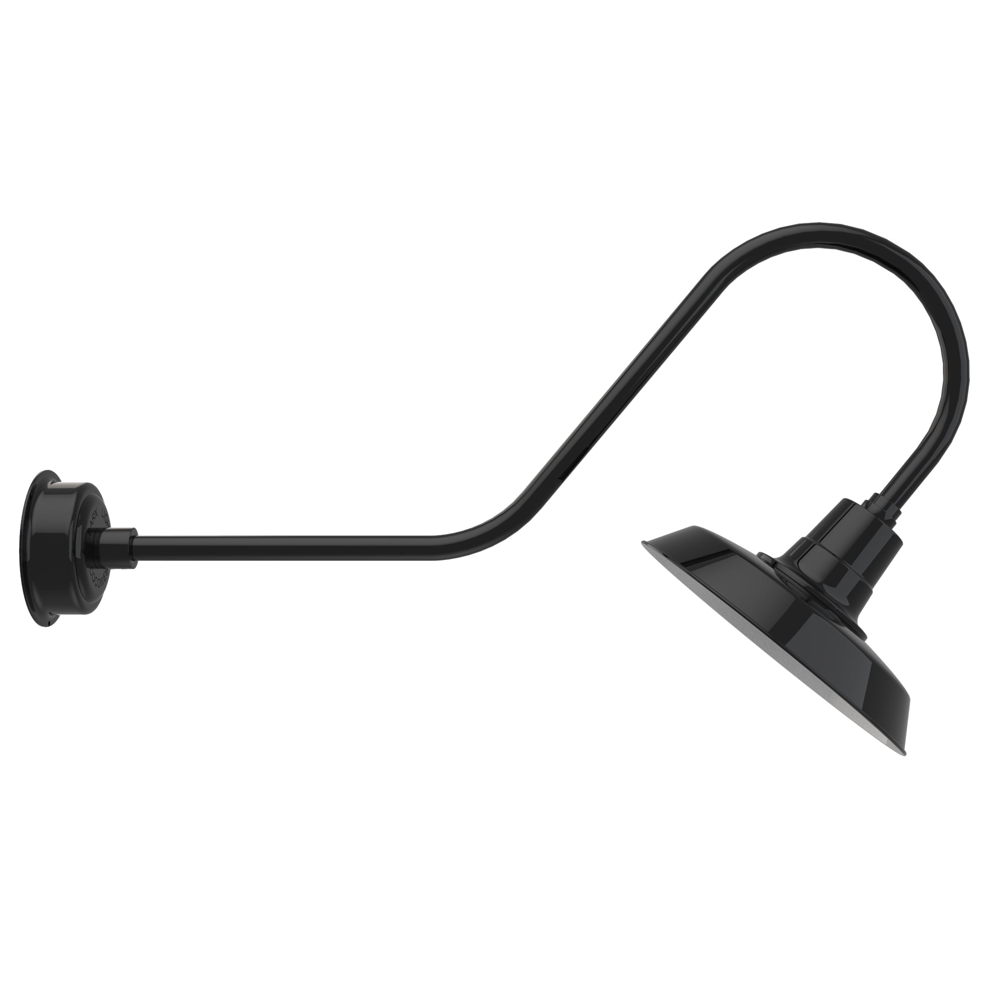 Cocoweb 14" Vintage LED Gooseneck Light in Black with Urban Arm ...