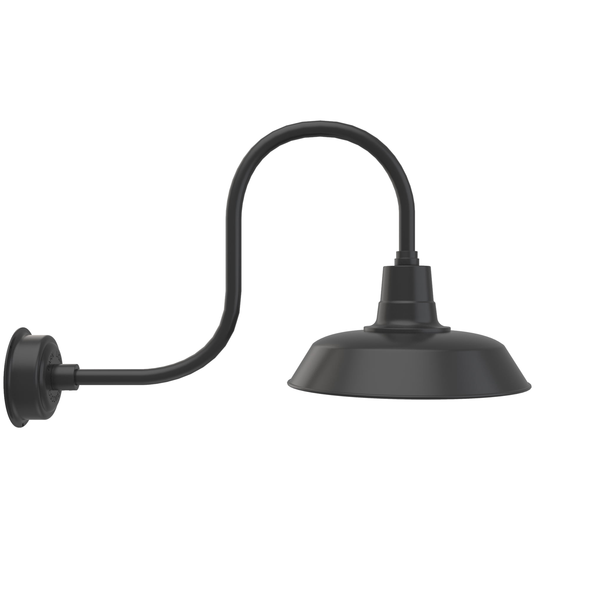 Cocoweb 16 inch Vintage LED Gooseneck Light in Matte Black with Antique ...