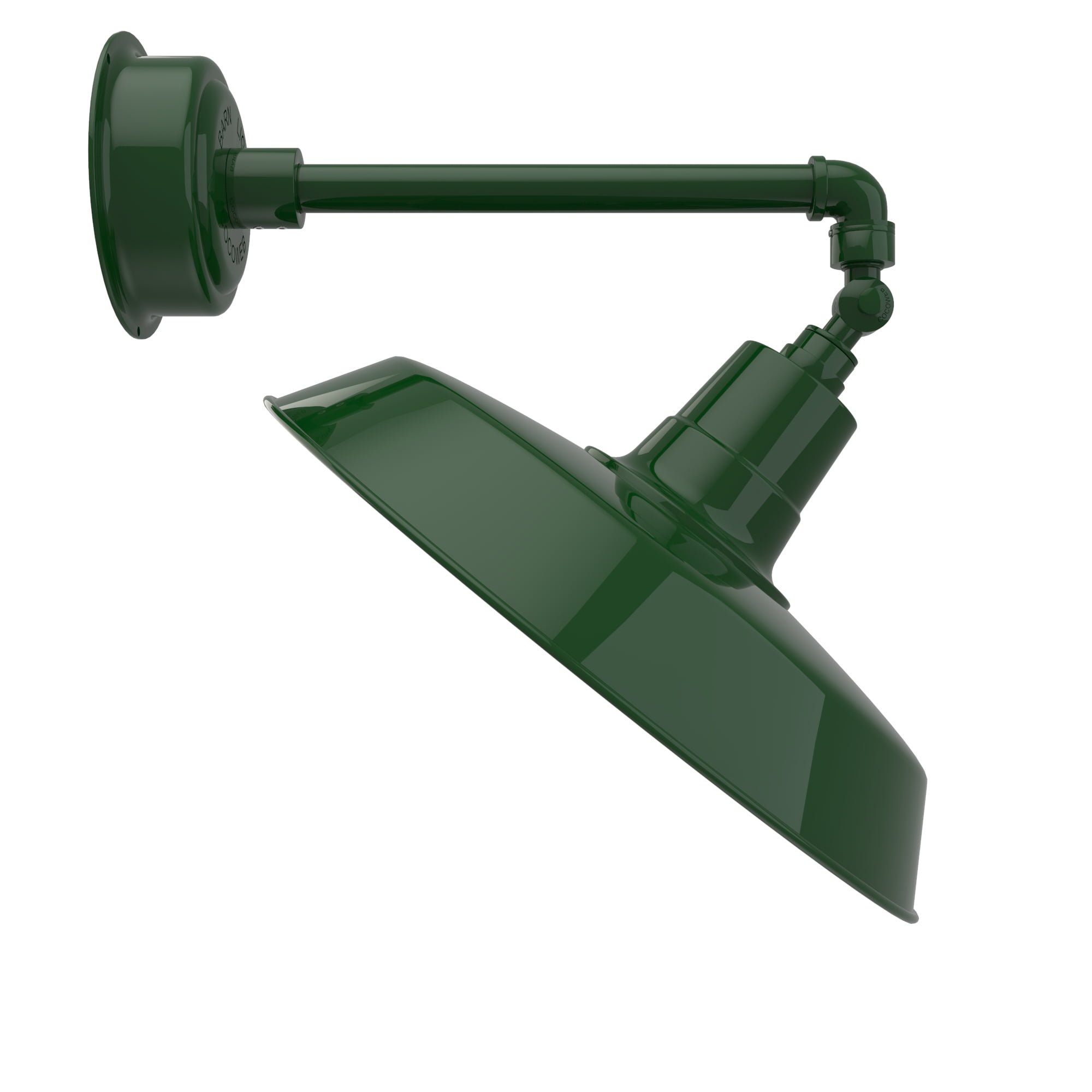 Cocoweb 18 inch Vintage LED Gooseneck Light in Green with Metropolitan ...