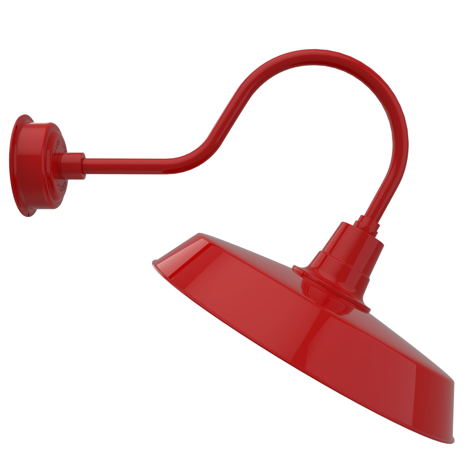 Cocoweb 22 inch Vintage LED Barn Light in Red with Modern Arm - Walmart.com