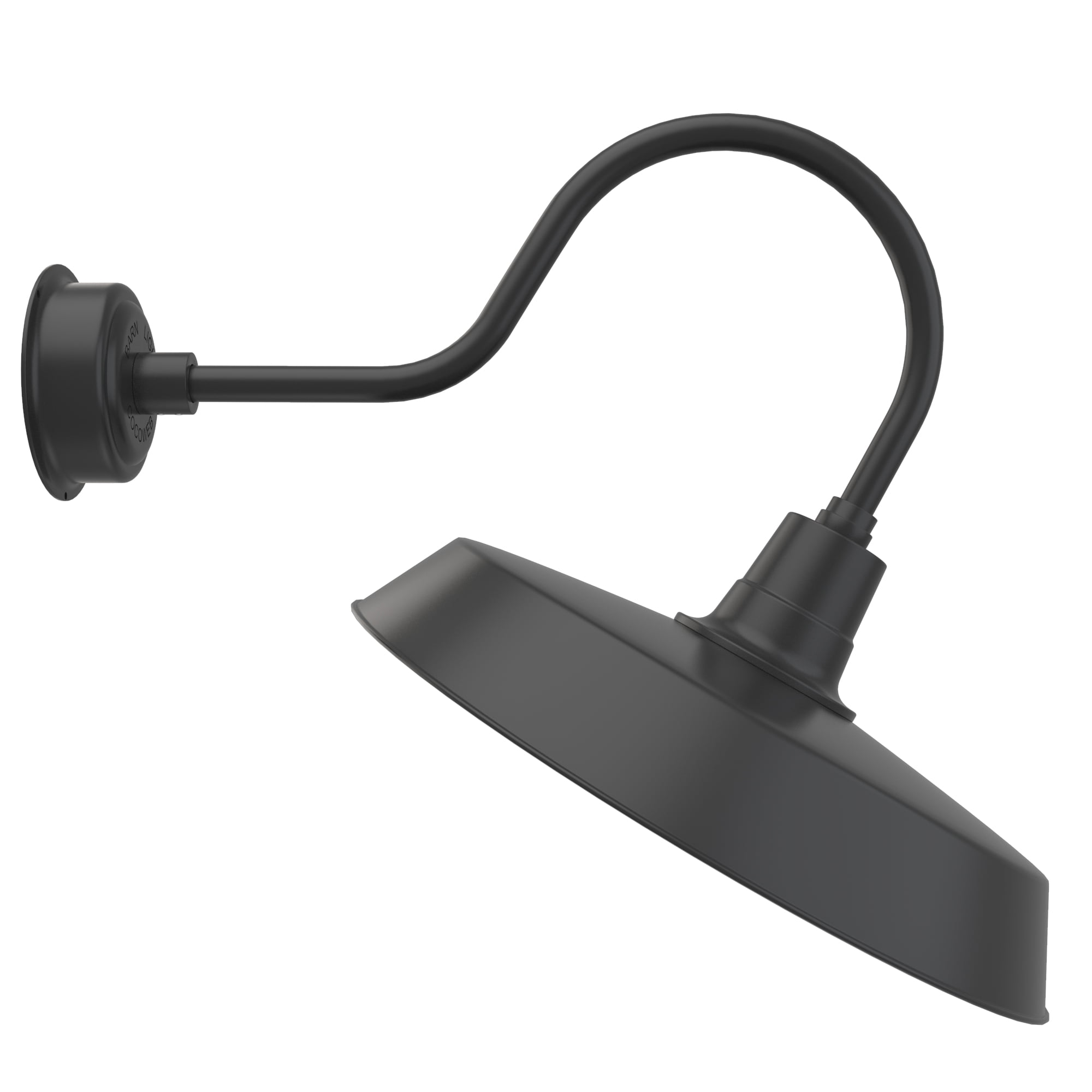 Cocoweb 22 inch Vintage LED Gooseneck Light in Matte Black with Modern ...
