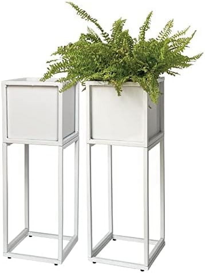 Cocoyard Modern Decorative Metal Planter Pots for Indoor Outdoor. Tall ...