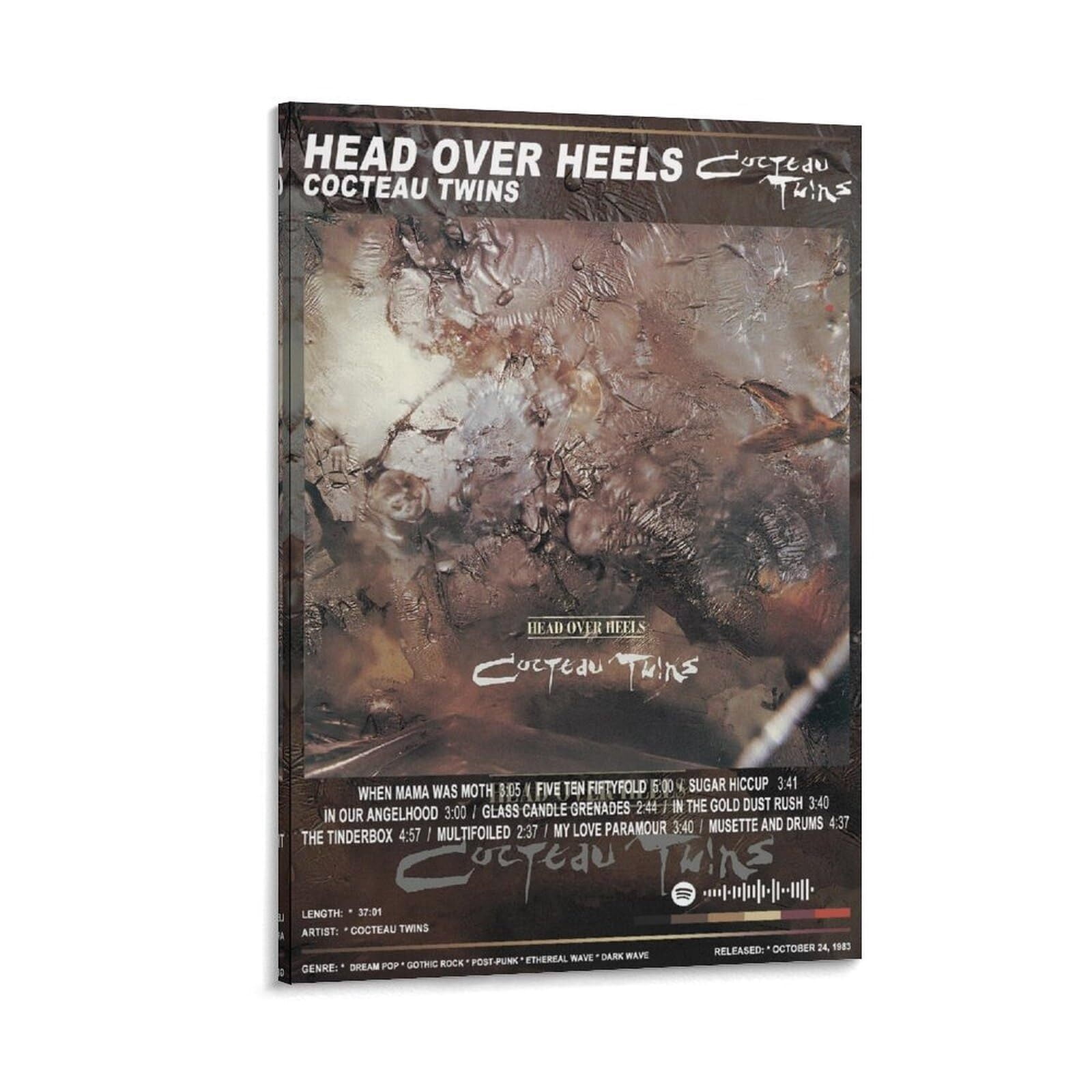 Cocteau Twins - Head Over Heels Music Album Cover Canvas Poster Wall ...