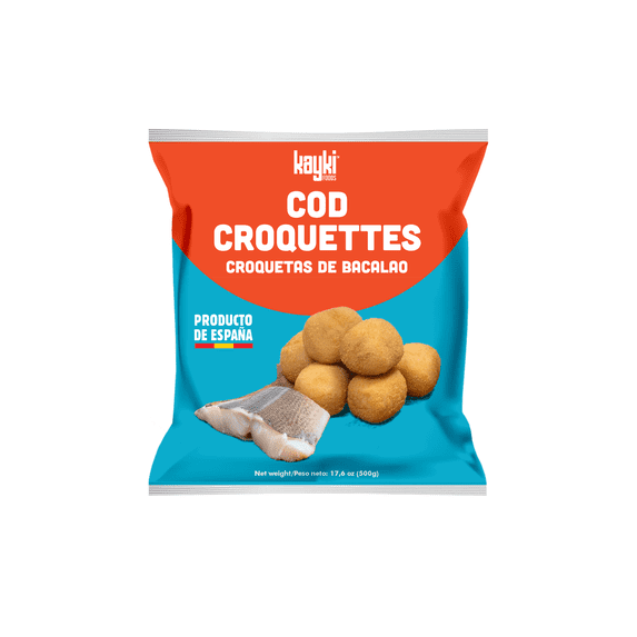 KayKi Spanish Cod Fish Croquettes Gourmet 300 Gr Box - Walmart.com