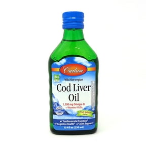 Carlyle, Cod Liver Oil Liquid, 48 fl oz, Lemon Flavor - Walmart.com
