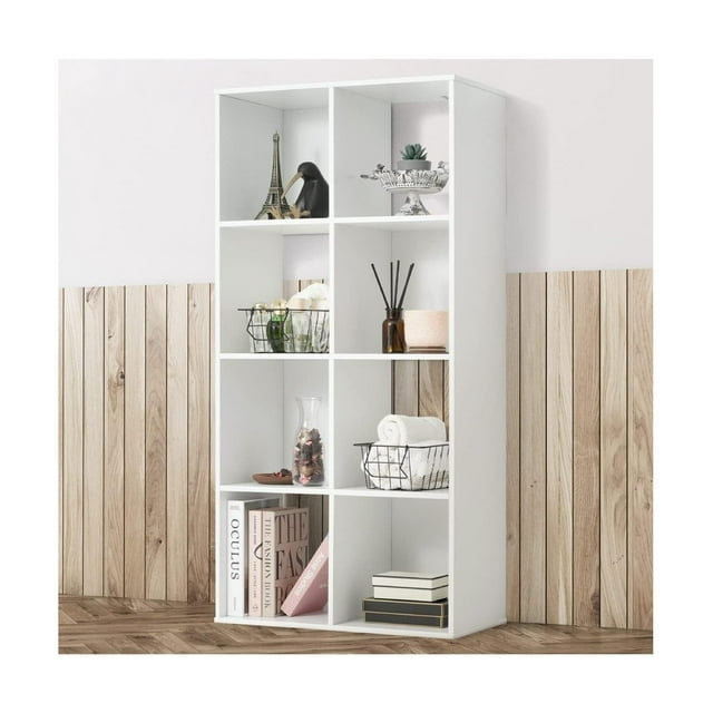 CodYinFI 11-Inch Cube Storage Organizer Shelf w/Back, with Exterior ...