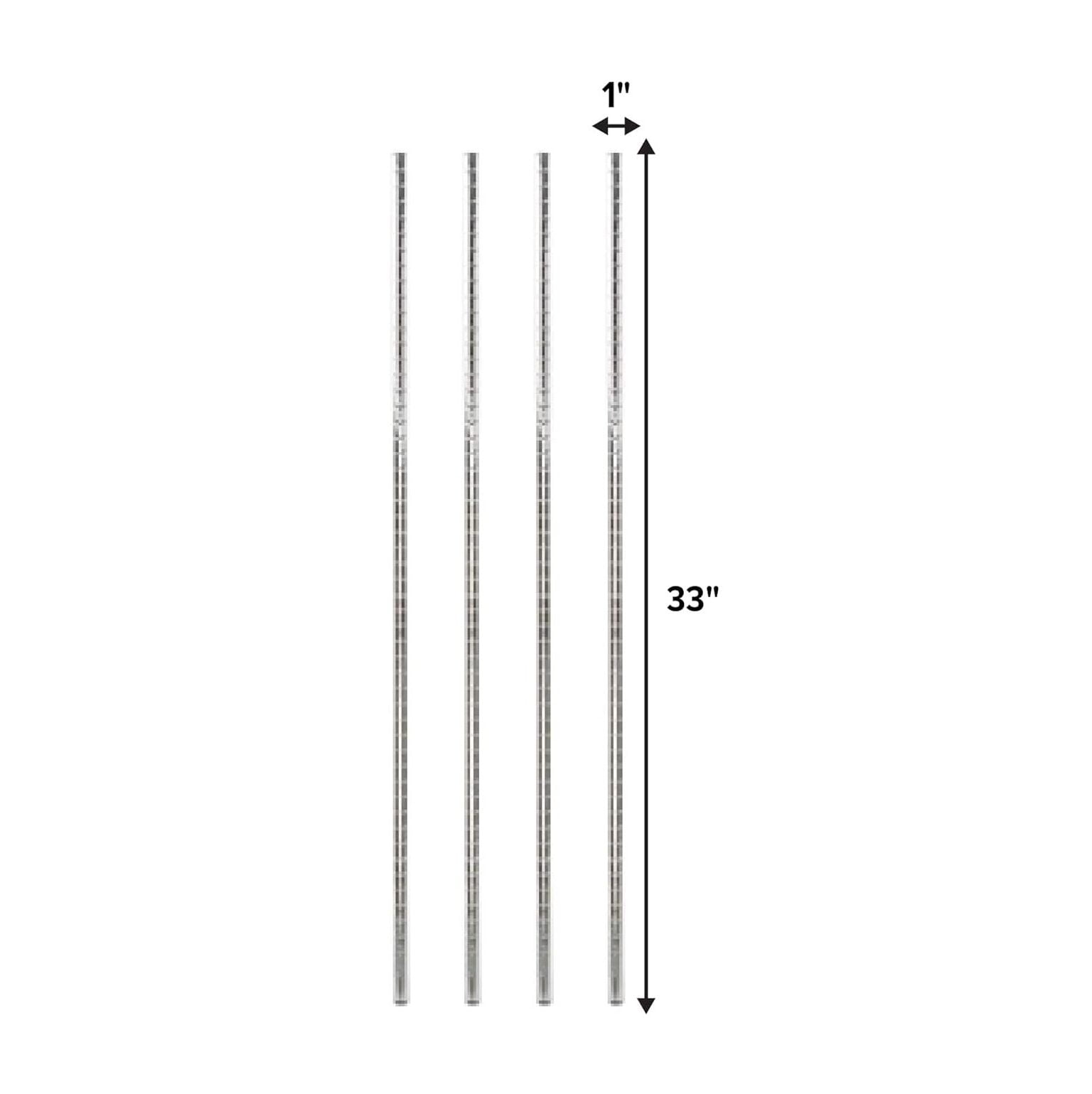 CodYinFI Chrome Wire Stainless Steel Shelving Poles - Walmart.com