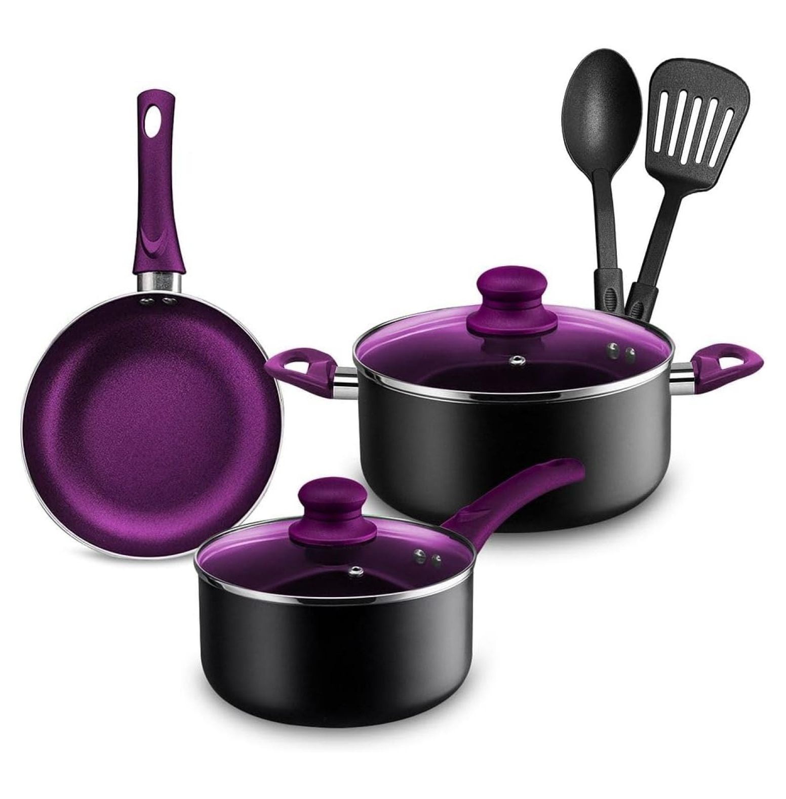 CodYinFI Pots And Pans Set Nonstick, Kitchen Cookware Sets, Aluminum ...