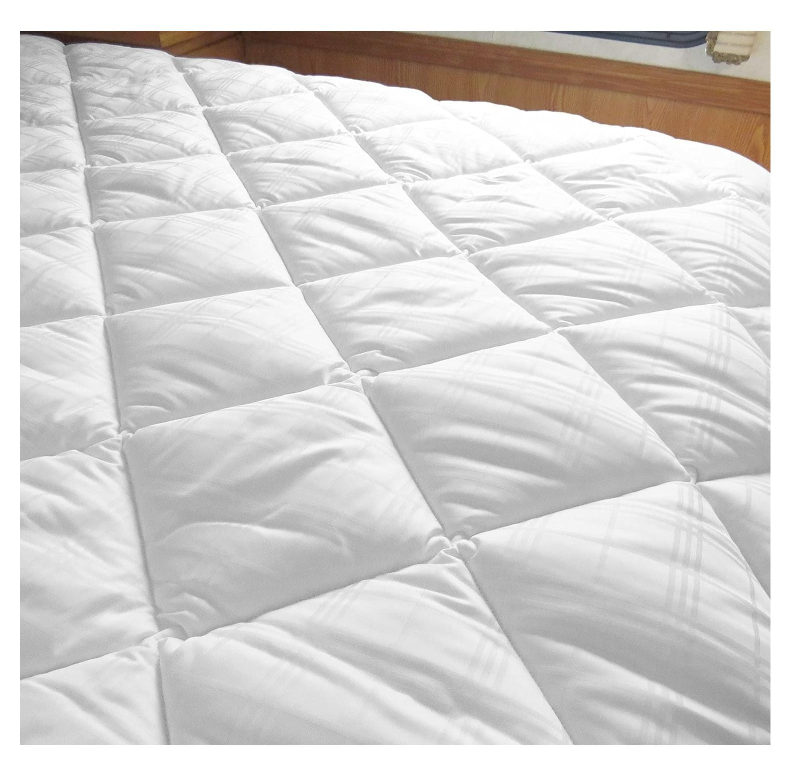 CodYinFI RV Short Queen Quilted Mattress Pad Cover, Fitted Sheet Style ...