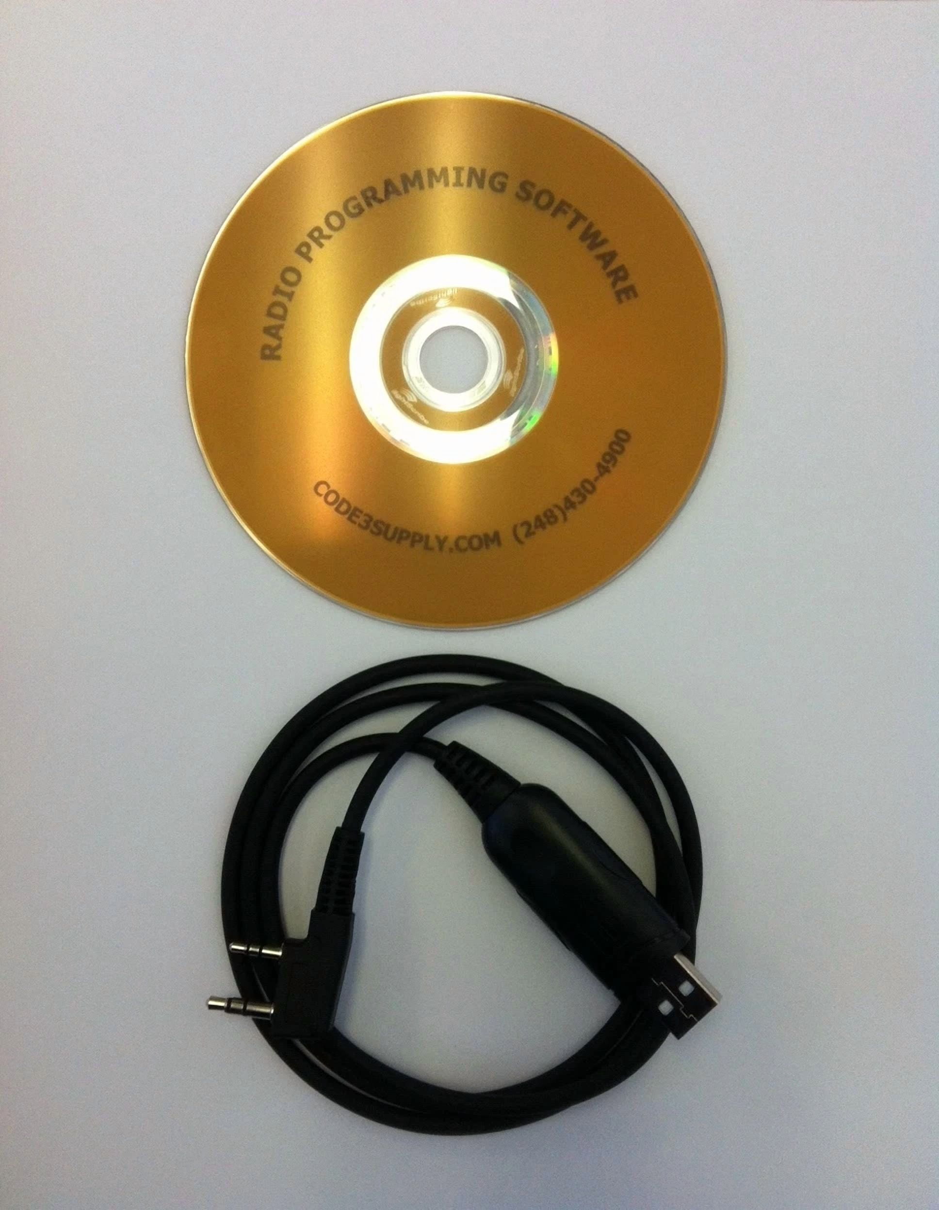 Code 3 Supply Two Way Radio Programming Cable Software Disk - Walmart.com