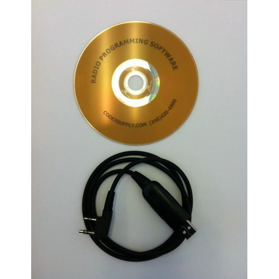 Code 3 Supply Two Way Radio Programming Cable Software Disk - Walmart.com