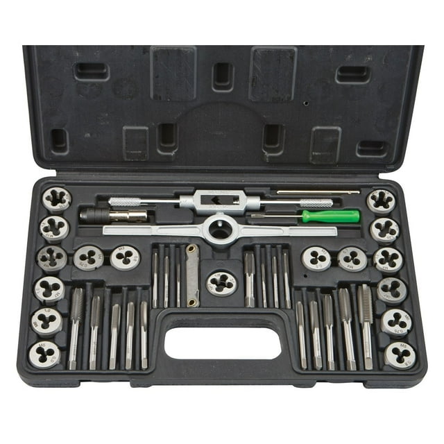 Code Auto Tools 40 piece carbon steel SAE tap and die set - Code Auto ...
