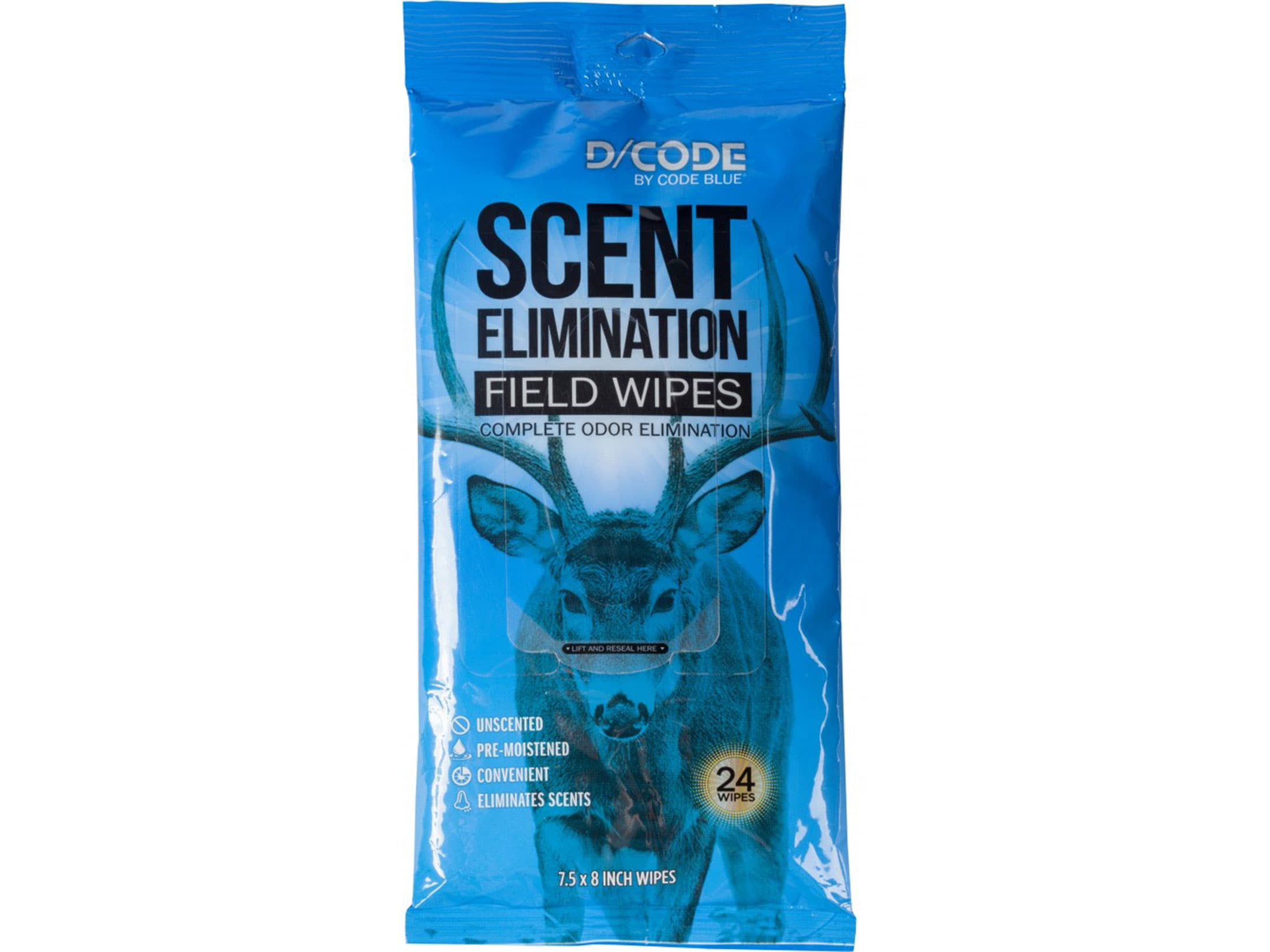 Code Blue D/Code Scent Elimination Field Wipes, 20-Count - Walmart.com