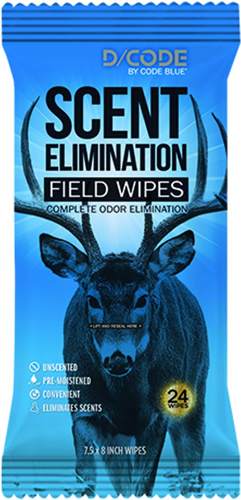 Code Blue D/Code Scent Elimination Field Wipes, 20-Count - Walmart.com