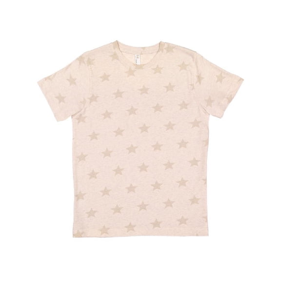 Code Five B04638243 Toddler Star Print T-Shirt, Natural Heather Star ...