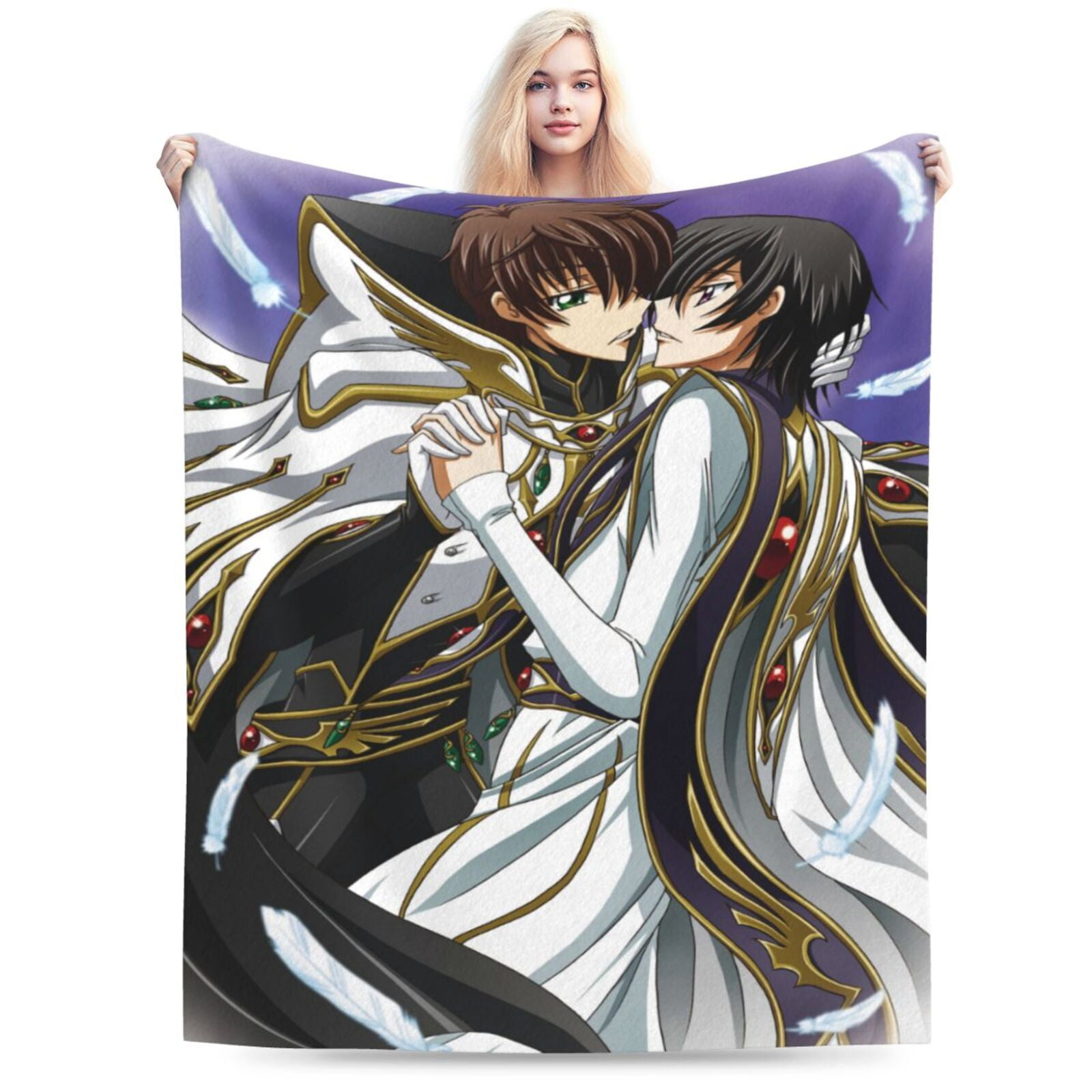 Code Geass Cartoon Blanket, Ultra Soft Cozy Luxury Fleece Throw Blanket ...